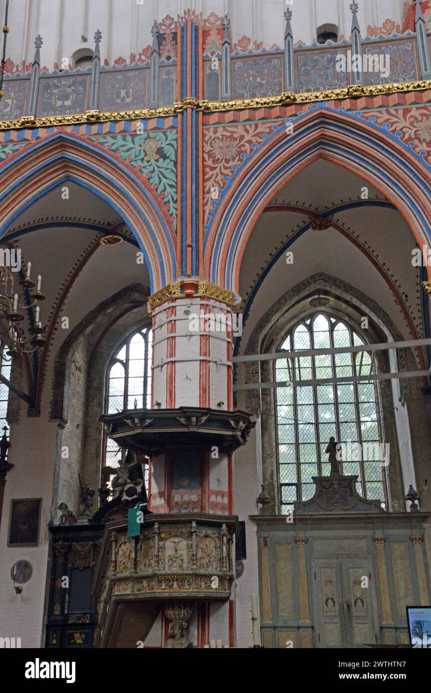 Germany, Mecklenburg-Vorpommern, Stralsund (Hansa Town): the Gothic ...