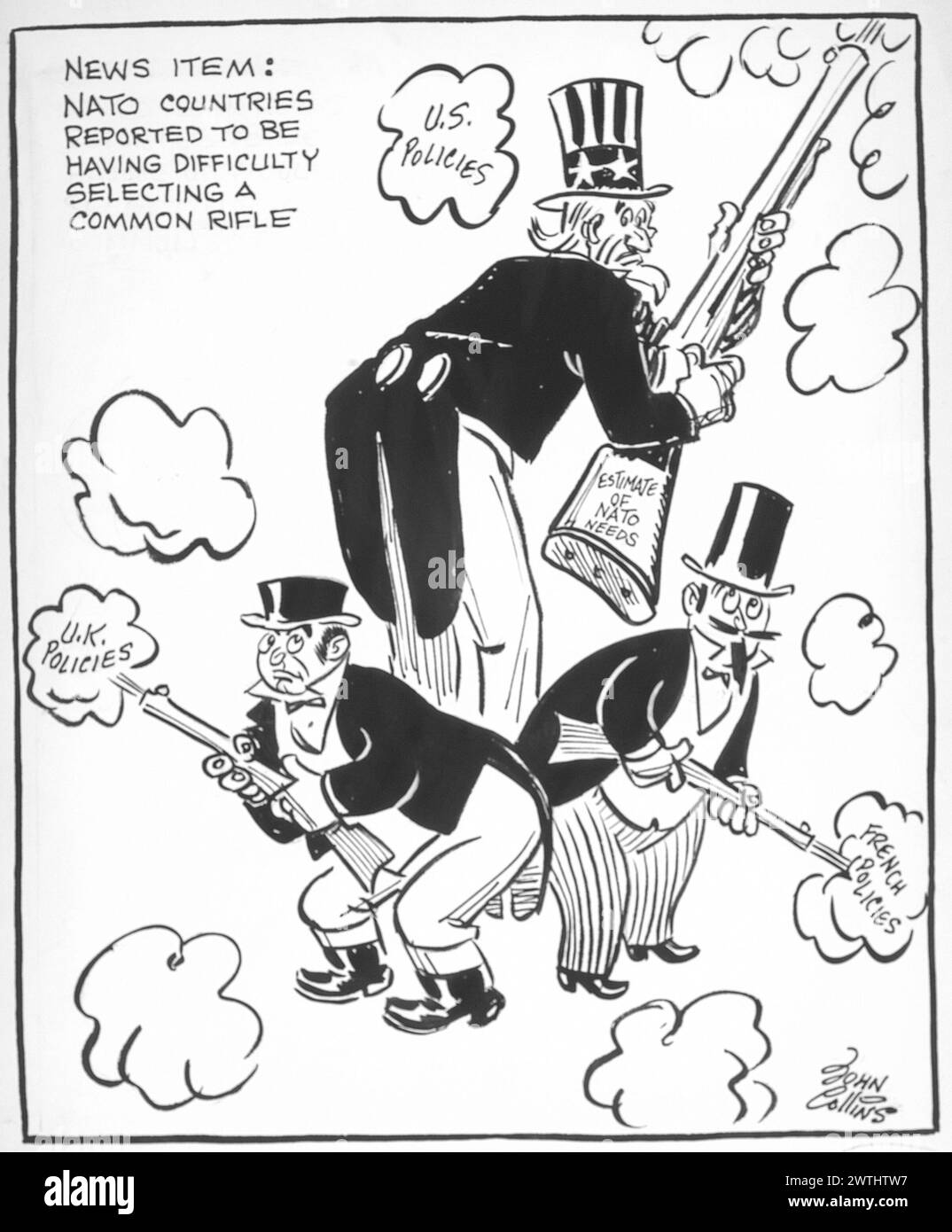 Cartoon - Political Aims Need Standardization Too. John Collins (1917 ...