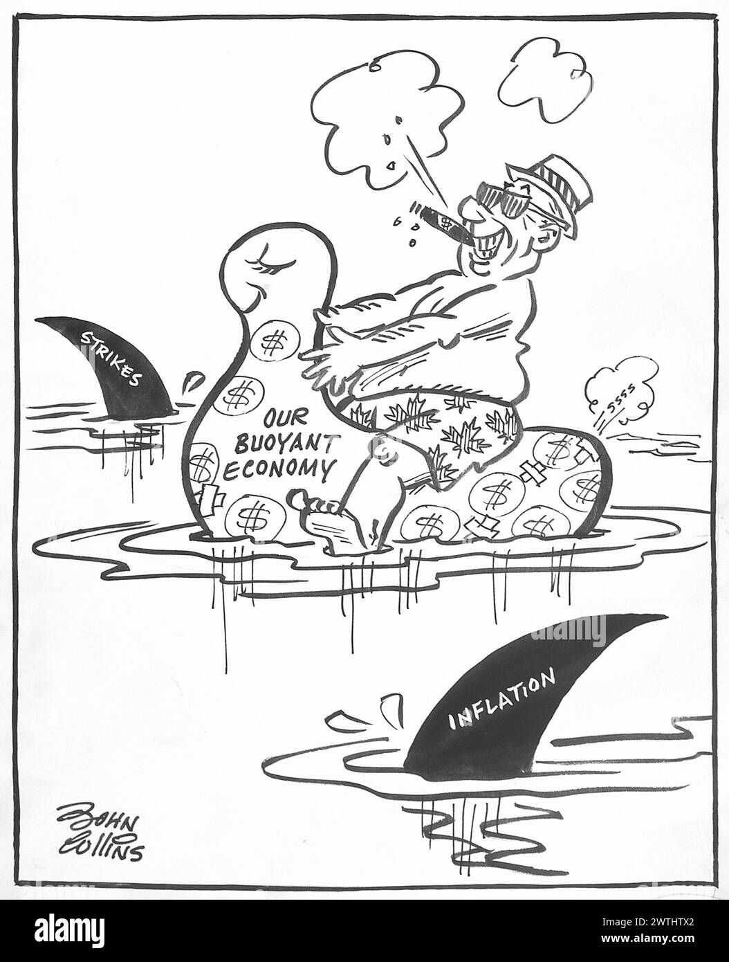 Cartoon - Those Lazy Hazy Crazy Days of Summer. John Collins (1917-2007 ...
