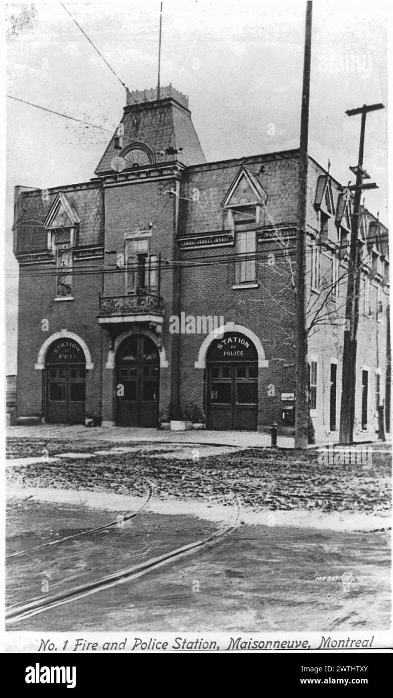 Fire station no 1 Black and White Stock Photos & Images - Alamy
