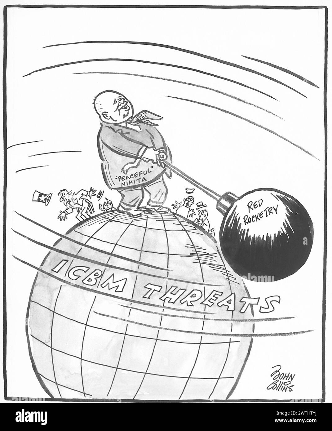 Throwing the weight Black and White Stock Photos & Images - Alamy