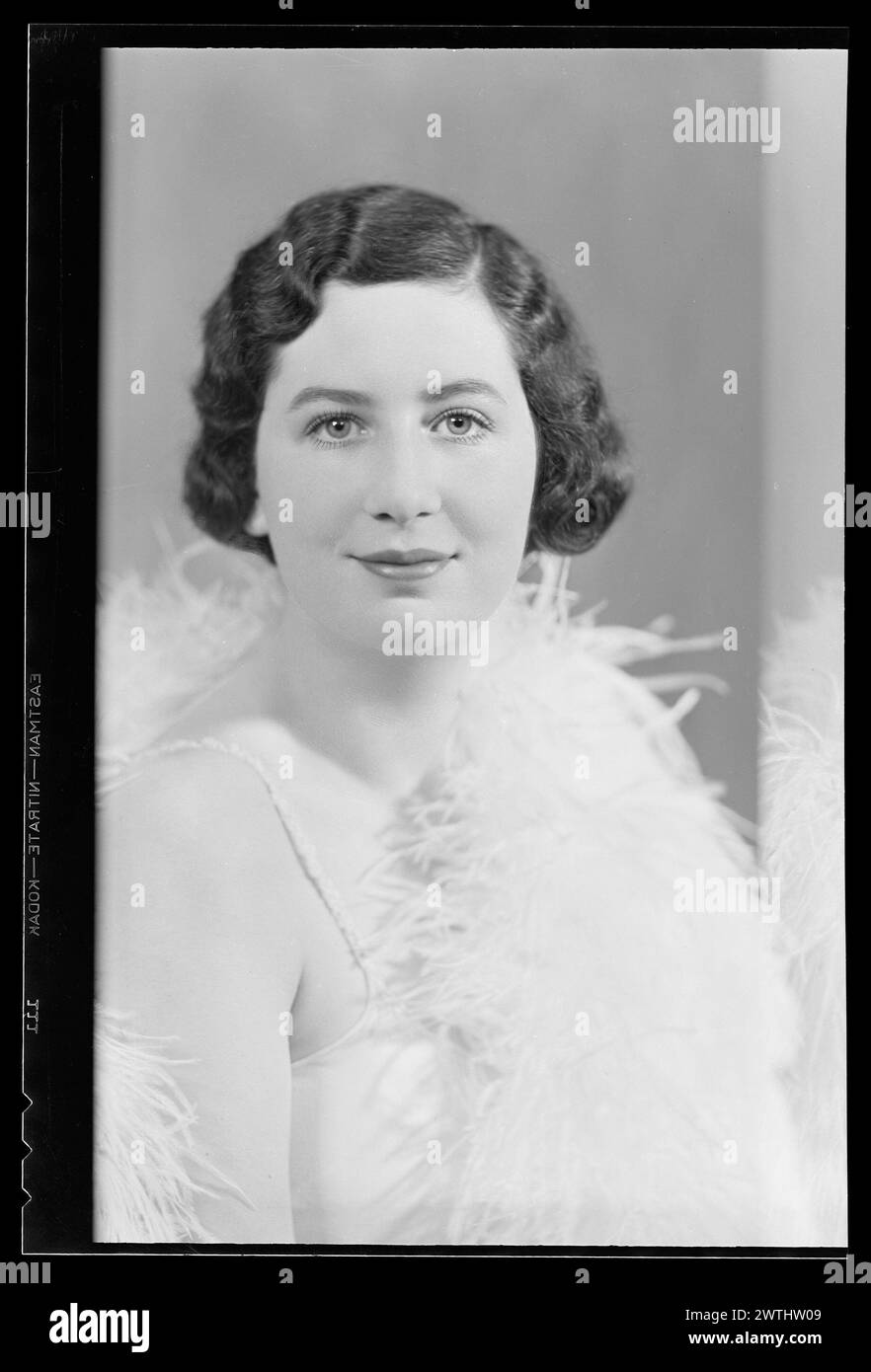 Miss F McDonald gelatin silver negatives, black-and-white negatives ...