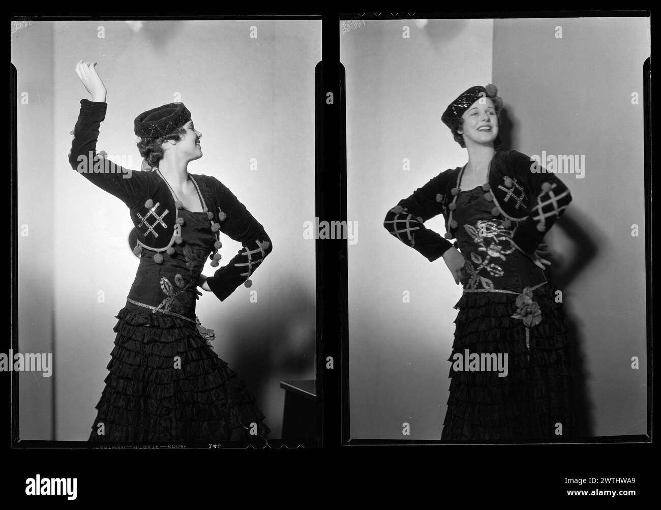 Woman; inscribed 'Miss Remmers' Nitrate negatives, gelatin silver ...