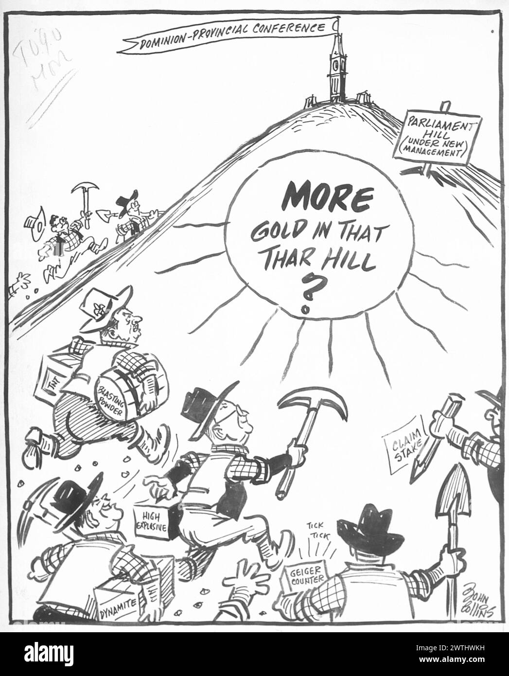 Cartoon gold rush Black and White Stock Photos & Images - Alamy