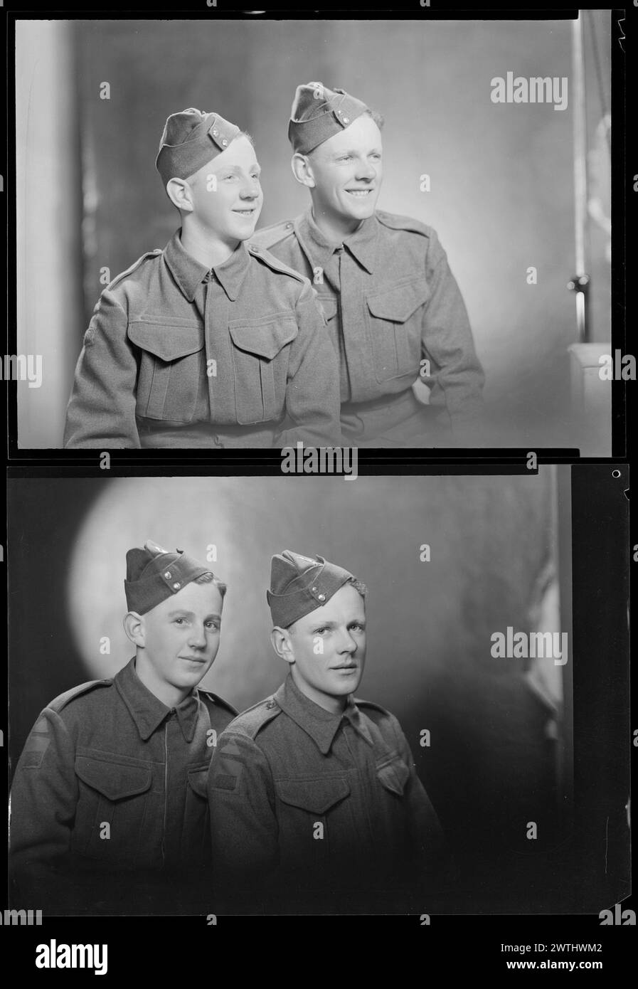 Men; inscribed 'Messrs J. R. & J. M. MacLean' gelatin silver negatives ...