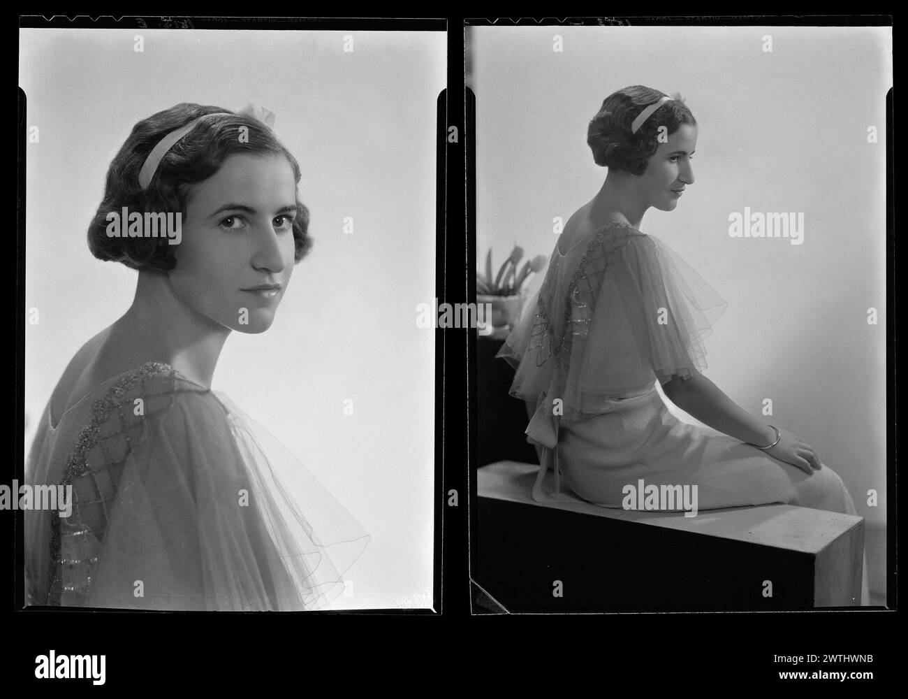 Woman; inscribed 'Miss Ackland' Nitrate negatives, gelatin silver ...