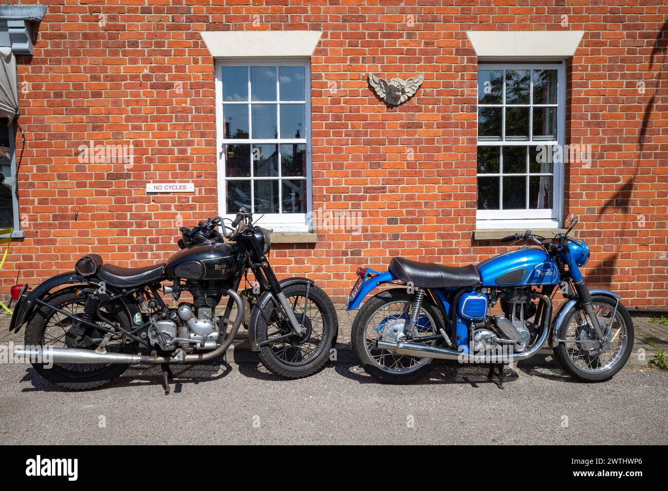 Vintage motorcycles Debenham Suffolk UK Stock Photo - Alamy