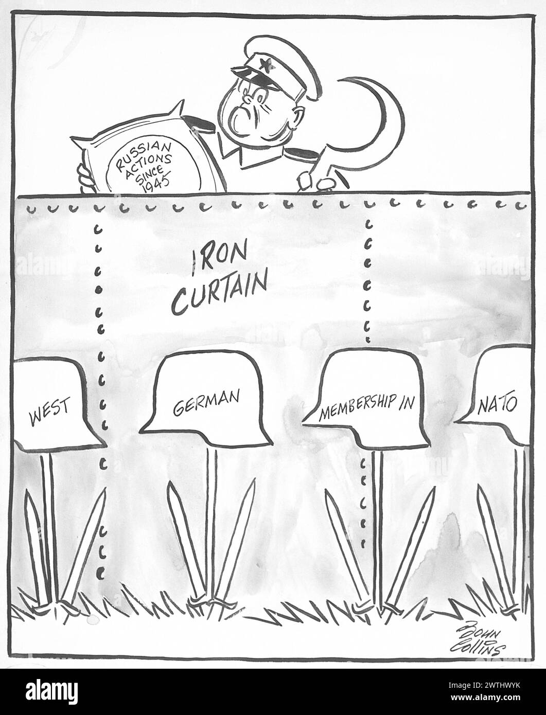 Cartoon - Look What Came Up on the Other Side of the Fence. John ...