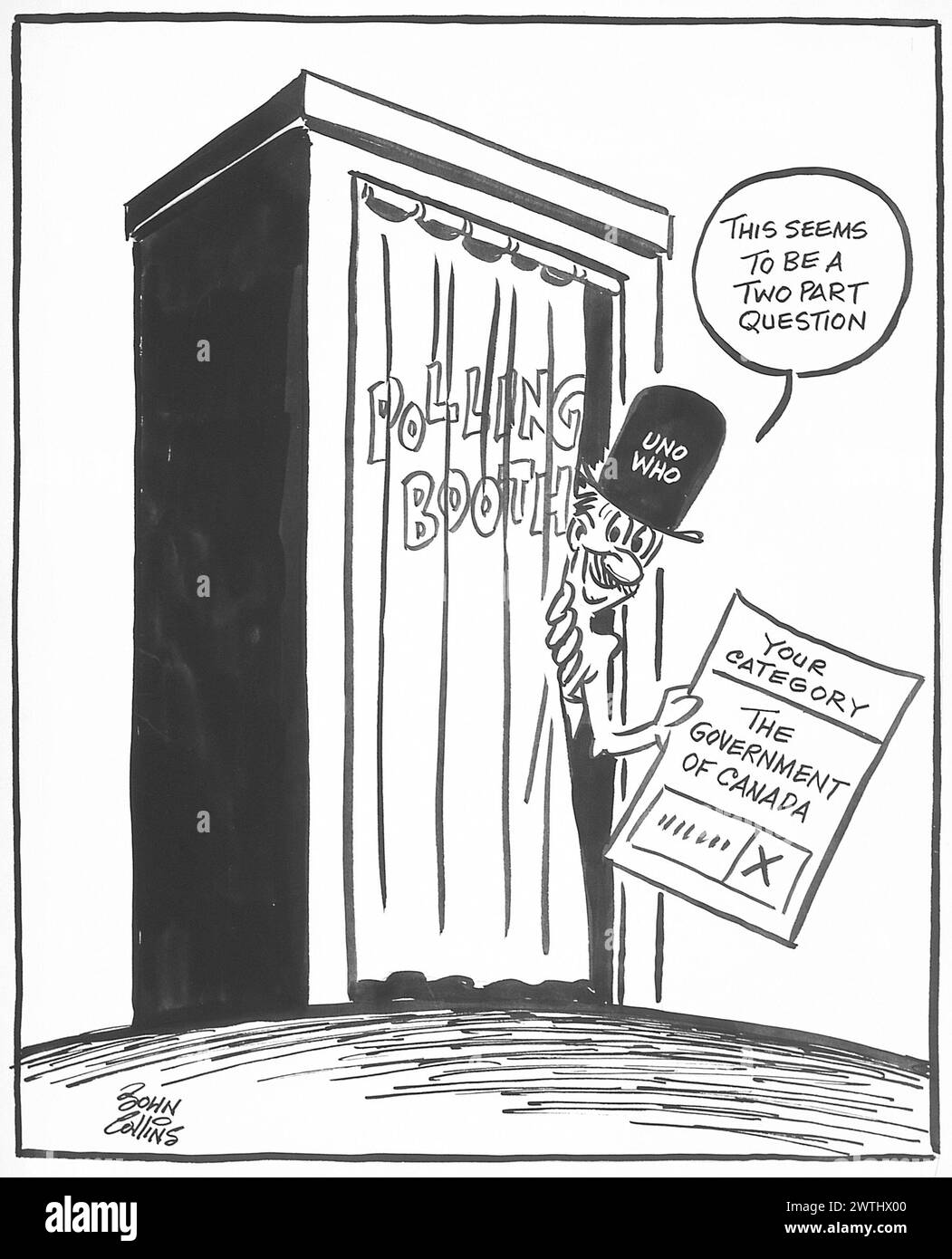 Cartoon - Back into the Isolation Booth. John Collins (1917-2007 Stock ...