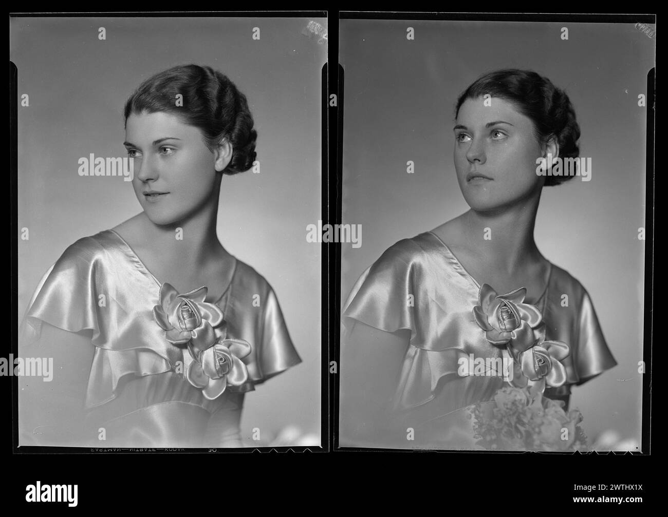 Woman; inscribed 'Miss A. Leggo' Nitrate negatives, gelatin silver ...