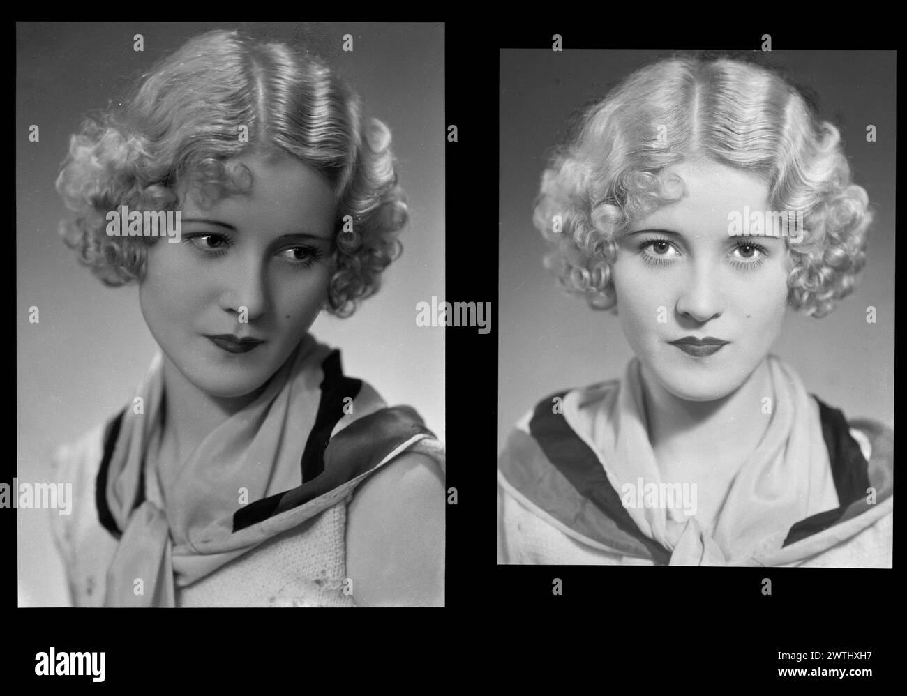 Woman; inscribed 'Miss Thomas' Nitrate negatives, gelatin silver ...