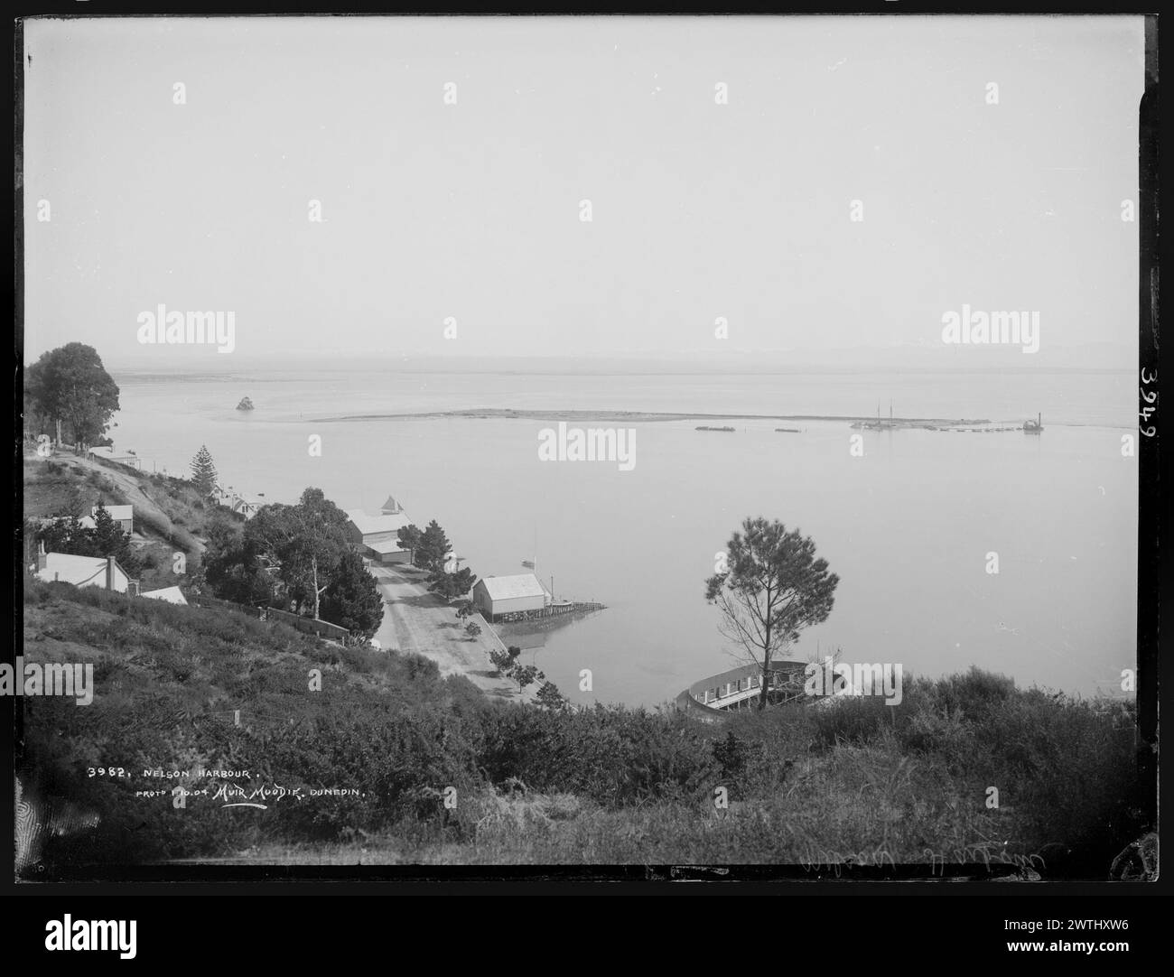 Nelson harbour nelson harbour Black and White Stock Photos & Images - Alamy