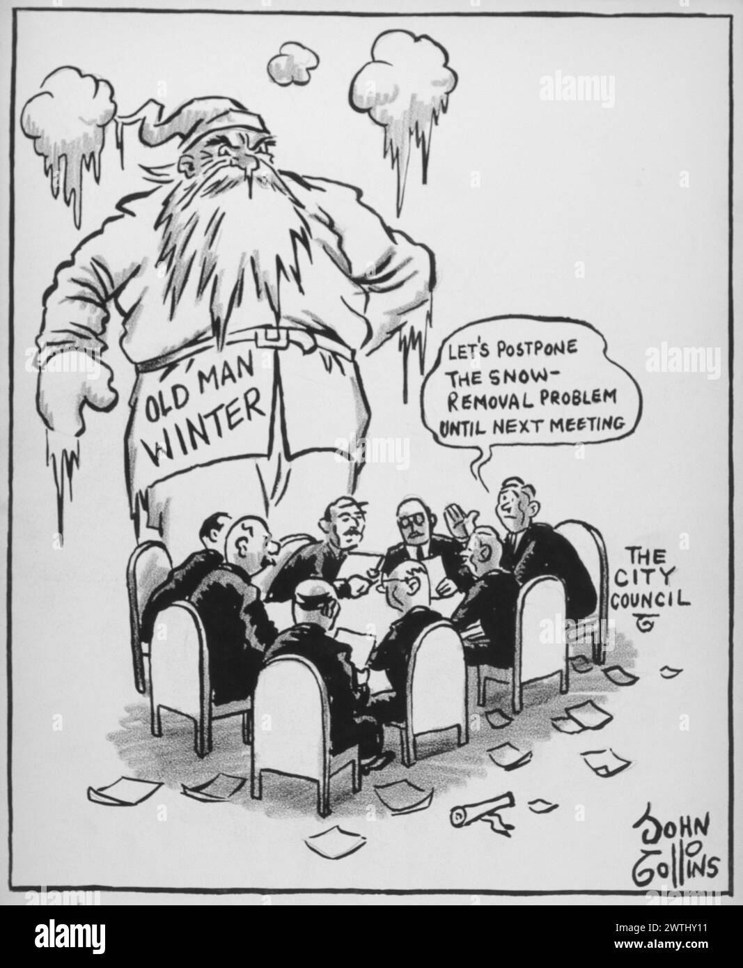 The forgotten man cartoon hi-res stock photography and images - Alamy