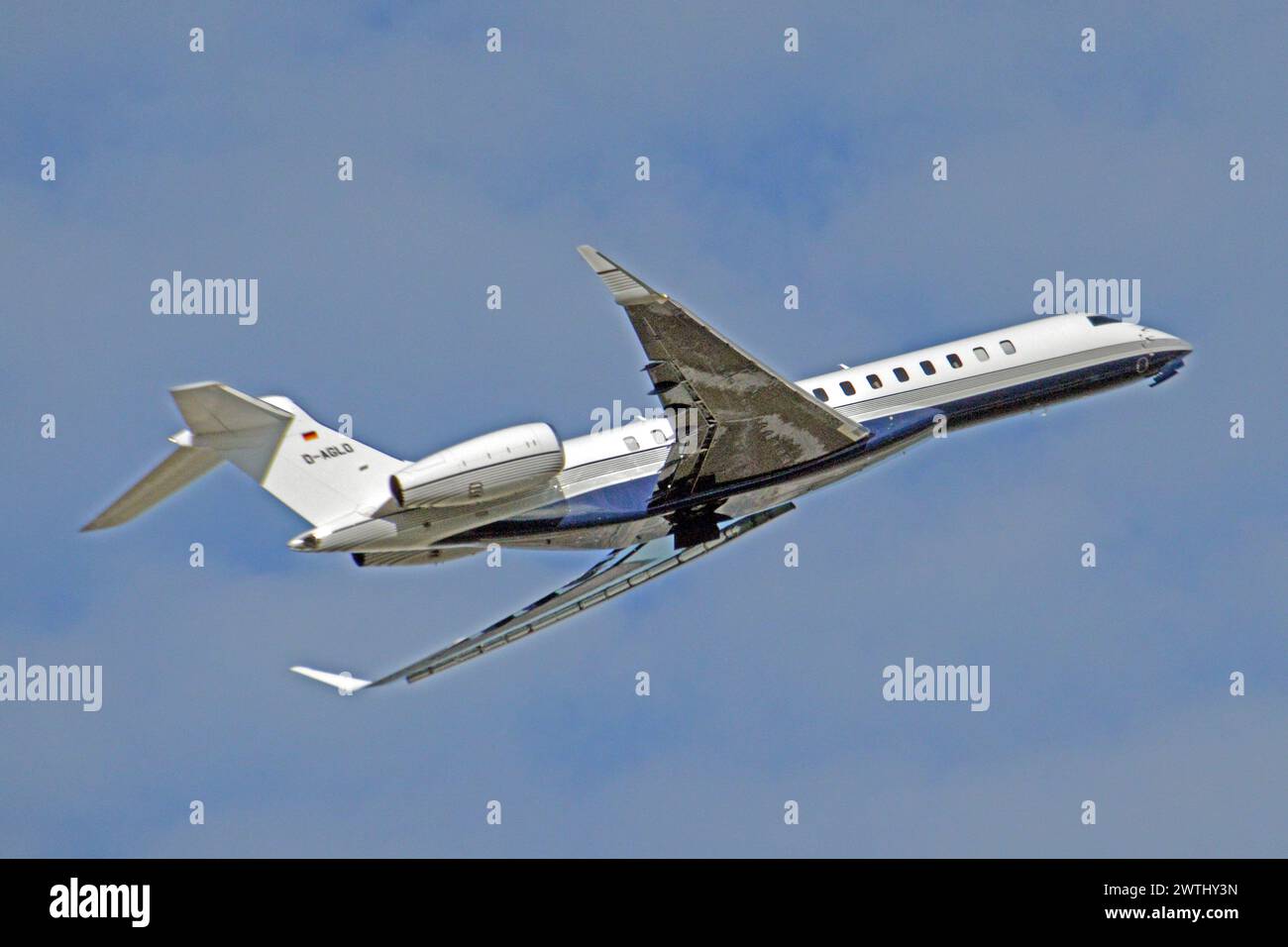 Germany, Bavaria, Munich: D-AGLO Bombardier BD-700-2A12 Global 7500 (c ...