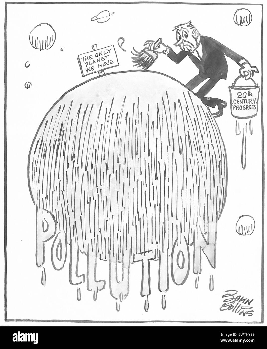 Cartoon - You've Heard of the Man Who Painted Himself in a Corner. John ...