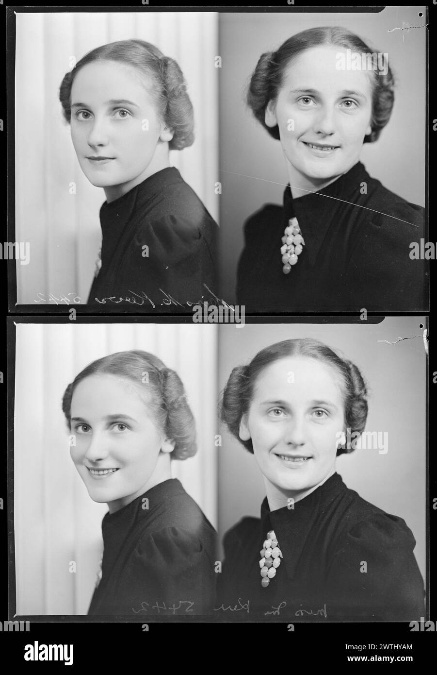 Miss M Kerr gelatin silver negatives, black-and-white negatives, studio ...
