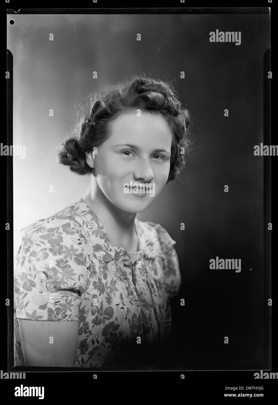 Woman; inscribed 'Miss Thompson' gelatin silver negatives, black-and ...