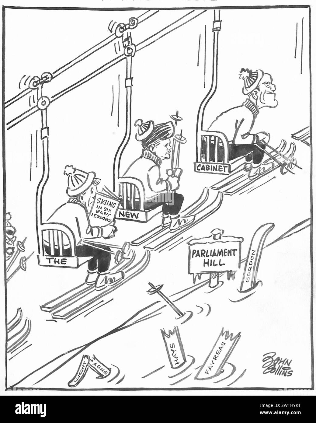 Cartoon slope Black and White Stock Photos & Images - Alamy