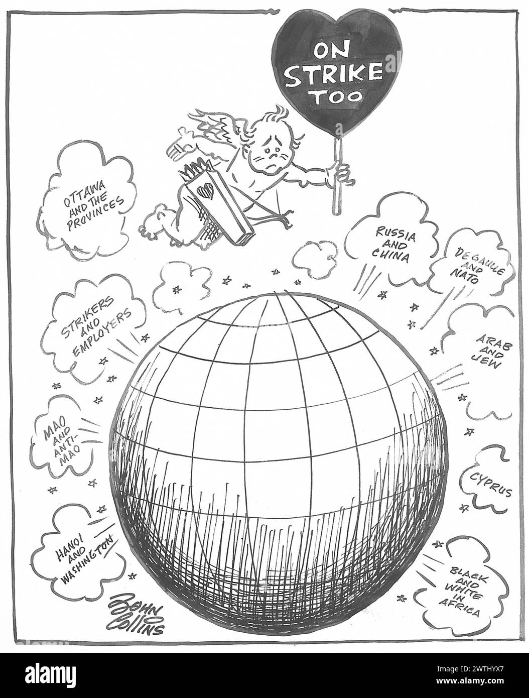 Cartoon - Everybody's Doing It. John Collins (1917-2007 Stock Photo - Alamy