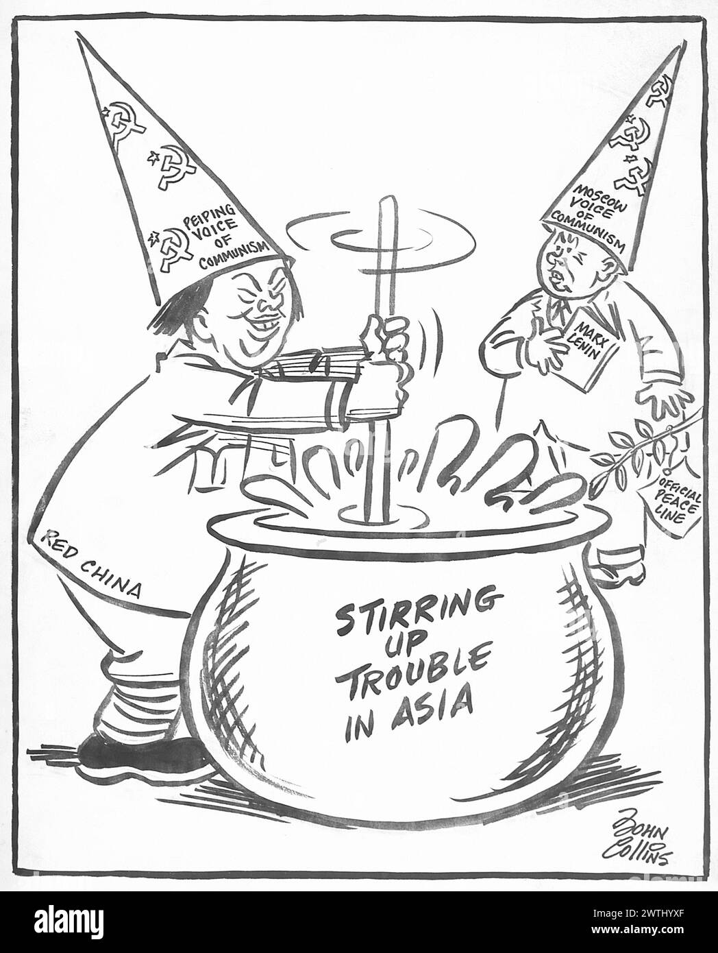 Cartoon - The Sorcerer's Apprentice. John Collins (1917-2007 Stock ...