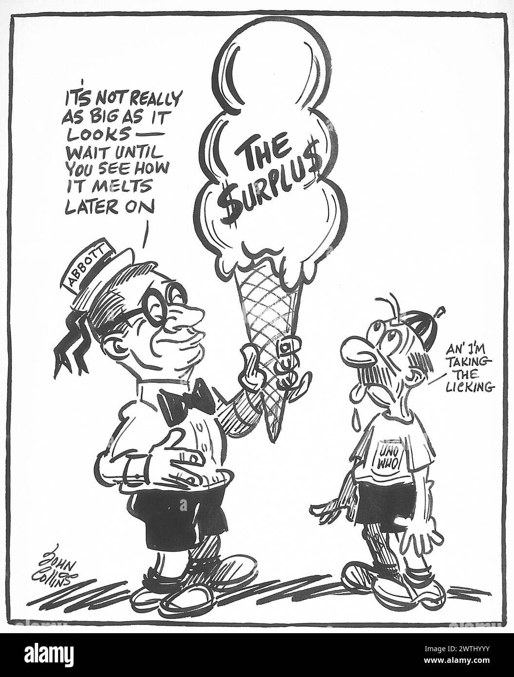 Cartoon - Poor Little Rich Boy. John Collins (1917-2007 Stock Photo - Alamy