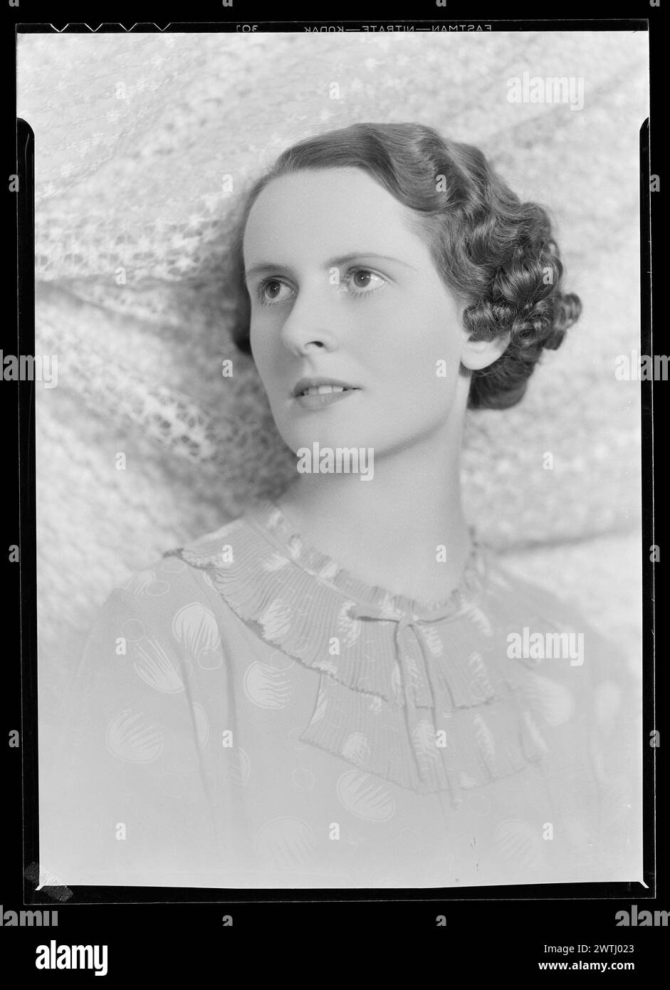 Woman; inscribed 'Miss B. Fullerton-Smith' Nitrate negatives, gelatin ...