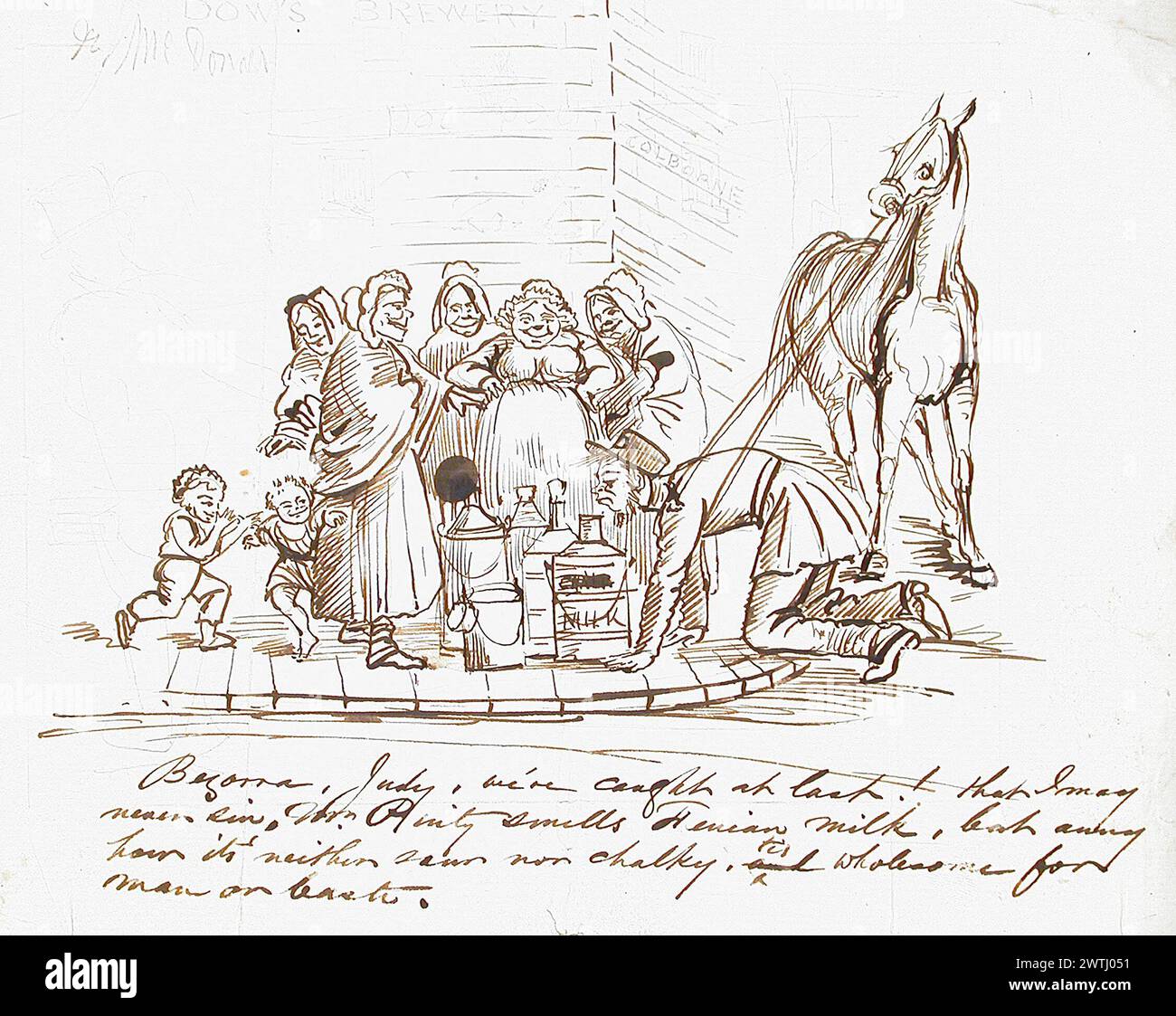 Cartoon - Cartoon John Henry Walker (1831-1899 Stock Photo - Alamy