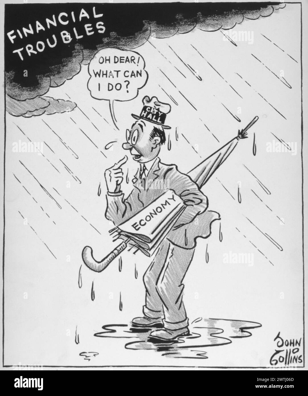 Cartoon - The Absent-Minded Professor Again. John Collins (1917-2007 ...