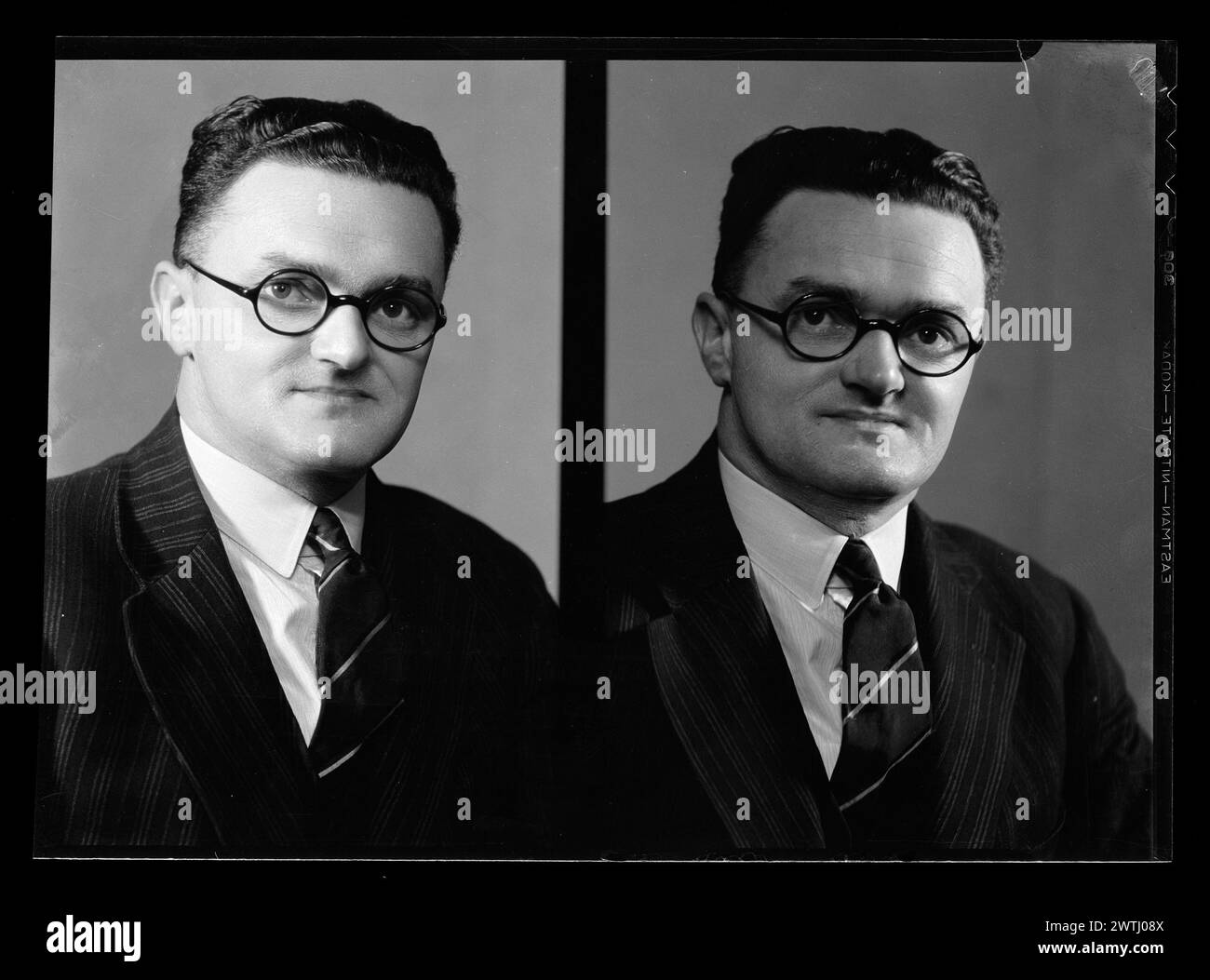 Man; inscribed 'Mr McEwan' Nitrate negatives, gelatin silver negatives ...