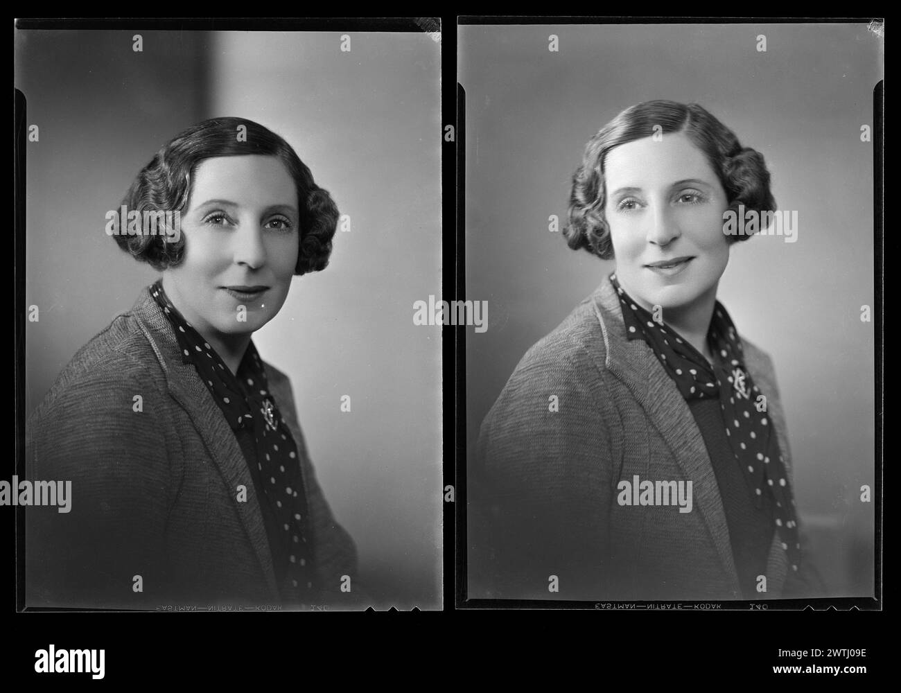Woman; inscribed 'Mrs Pegden' Nitrate negatives, gelatin silver ...