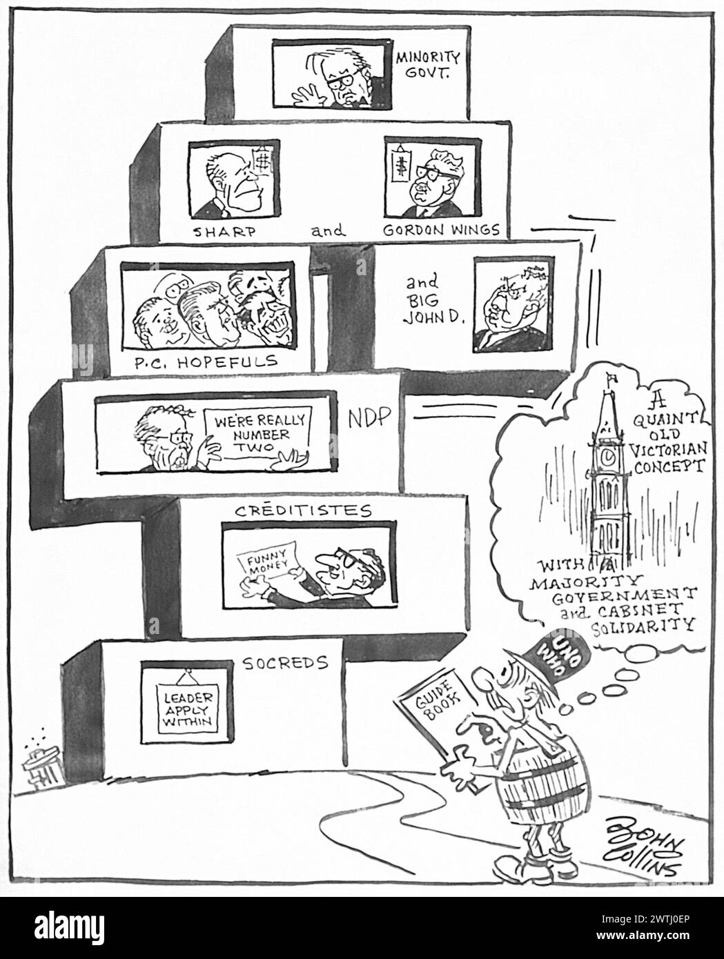 Cartoon - Ottawa Habitat. John Collins (1917-2007 Stock Photo - Alamy