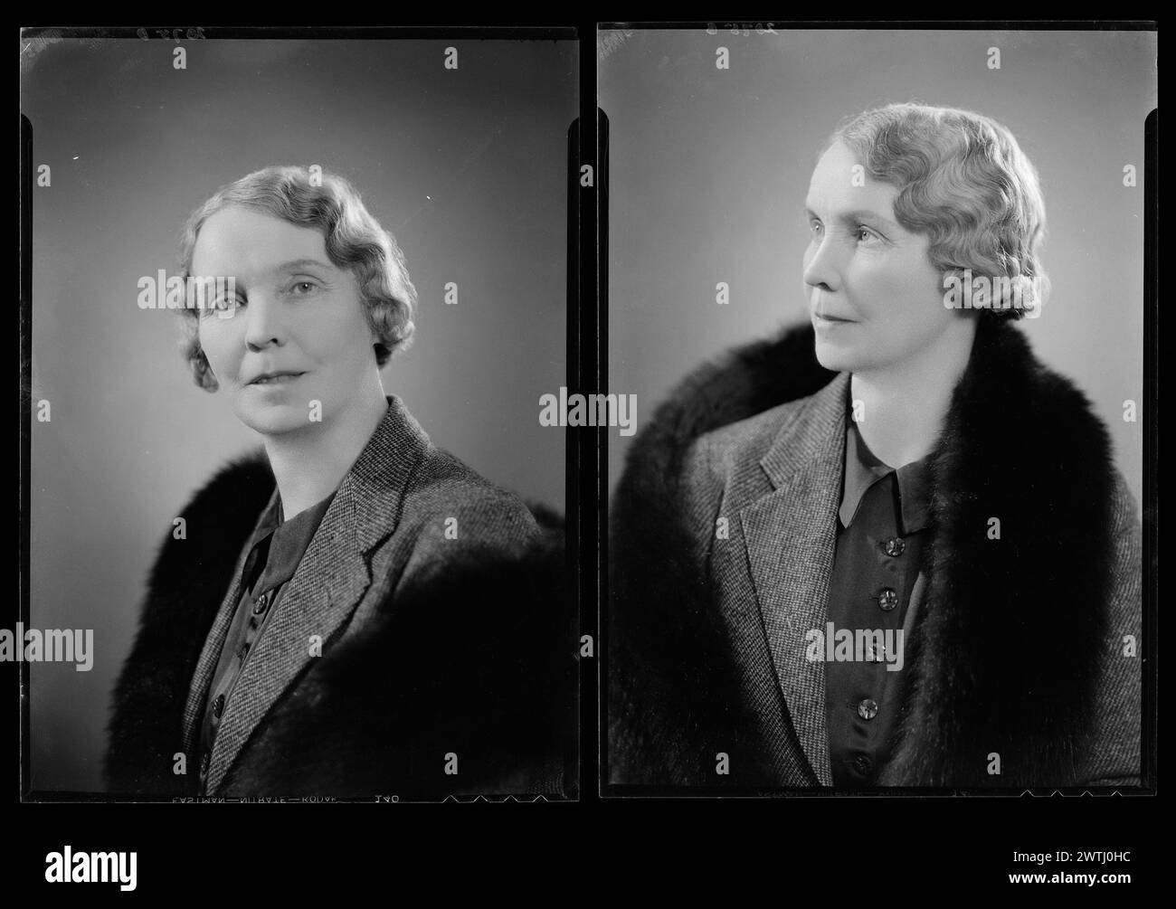 Woman; inscribed 'Mrs Thomas' Nitrate negatives, gelatin silver ...