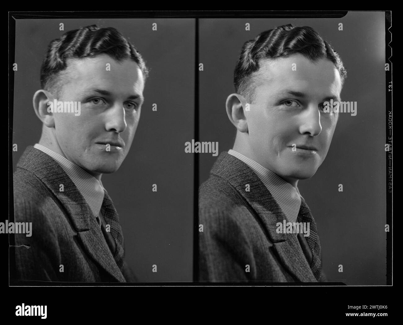 Man; inscribed 'Mr G. Moffat' Nitrate negatives, gelatin silver ...