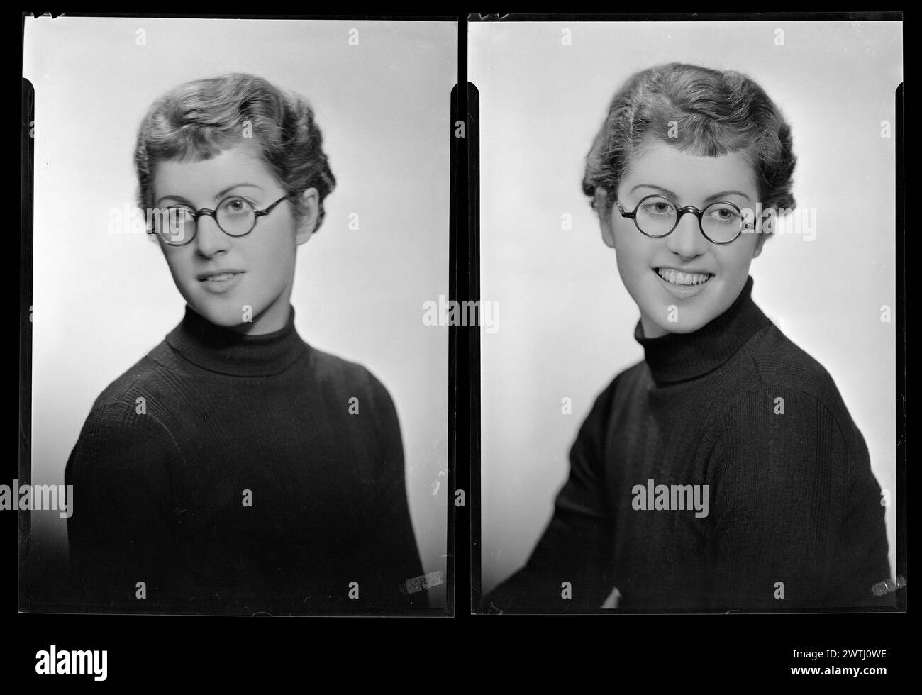 Woman; inscribed 'Miss Ruth Macky' gelatin silver negatives, black-and ...