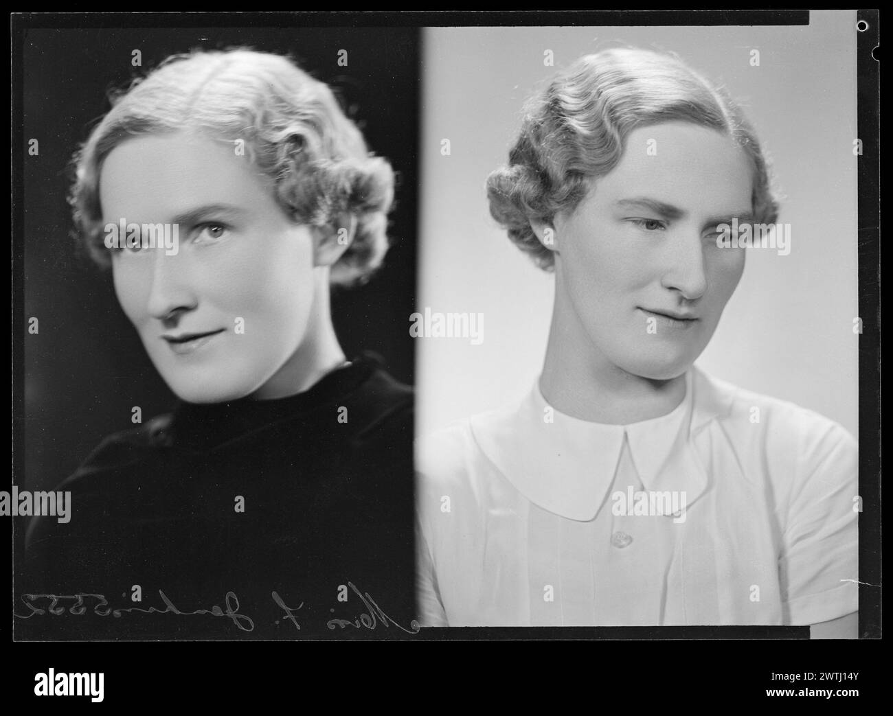 Miss F Jenkins gelatin silver negatives, black-and-white negatives ...