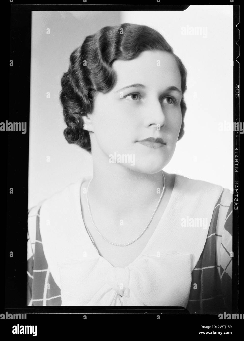 Woman; inscribed 'Miss J. Peacock' Nitrate negatives, gelatin silver ...