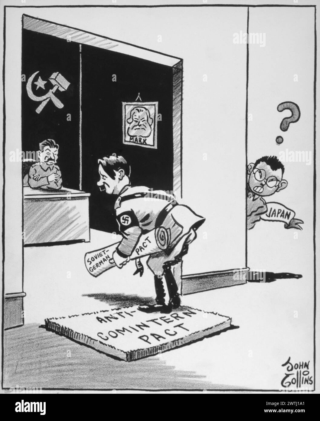Cartoon drawing 2007 Black and White Stock Photos & Images - Alamy