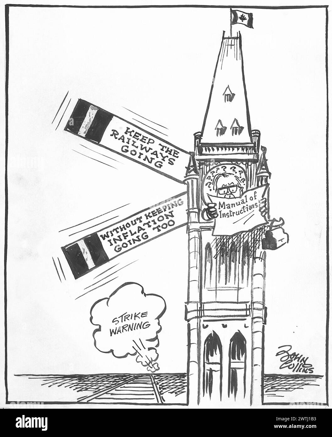 Cartoon signal Black and White Stock Photos & Images - Alamy