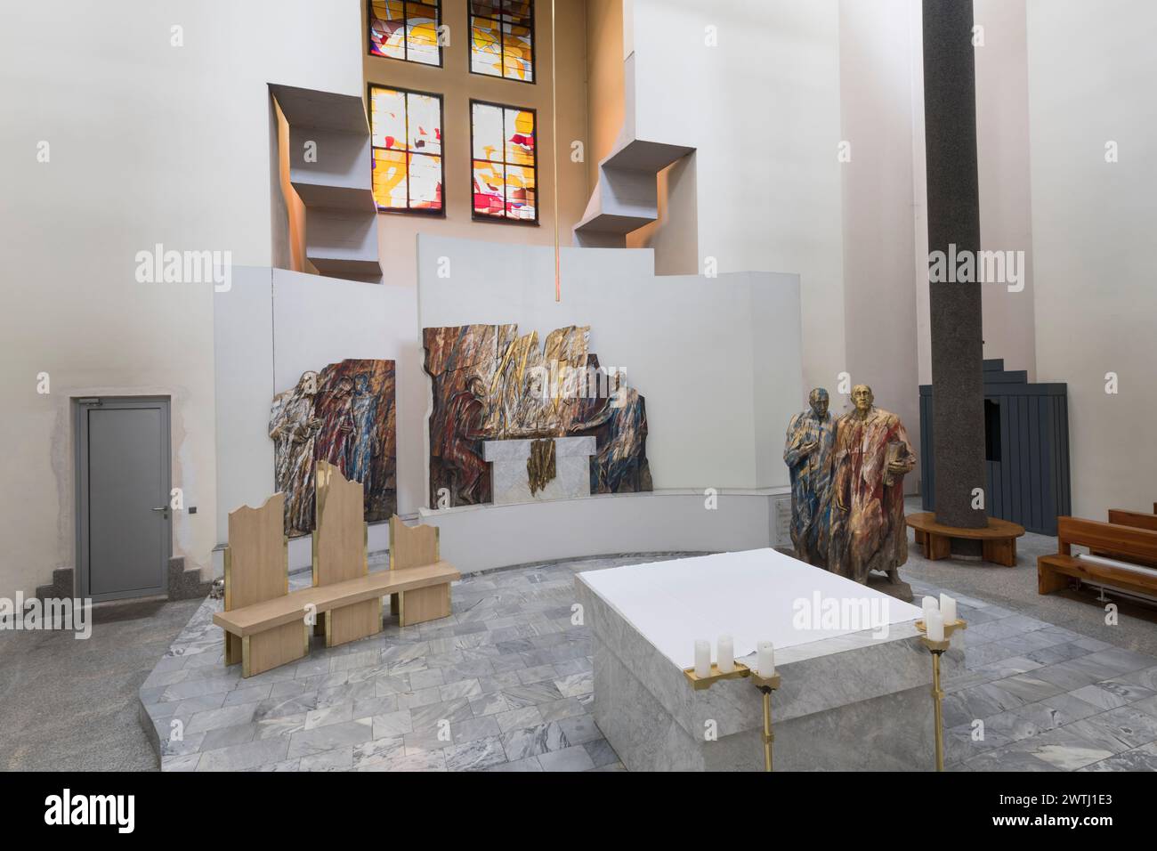 Higher theological seminary of the resurrection priests hi-res stock ...