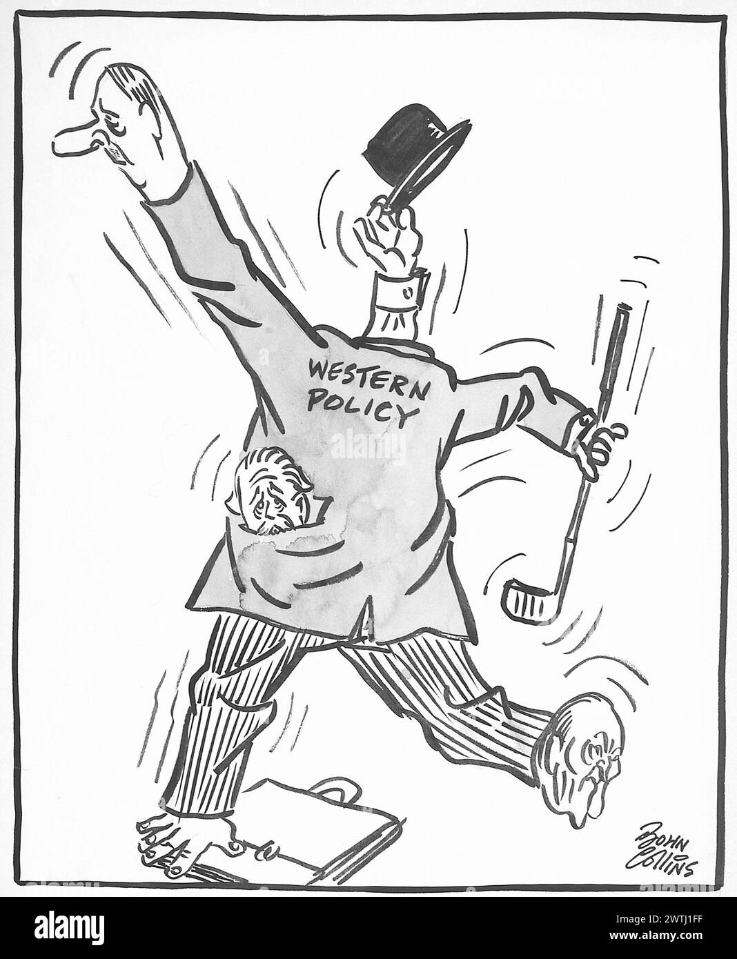 Cartoon - Dressing for the Summit. John Collins (1917-2007 Stock Photo ...