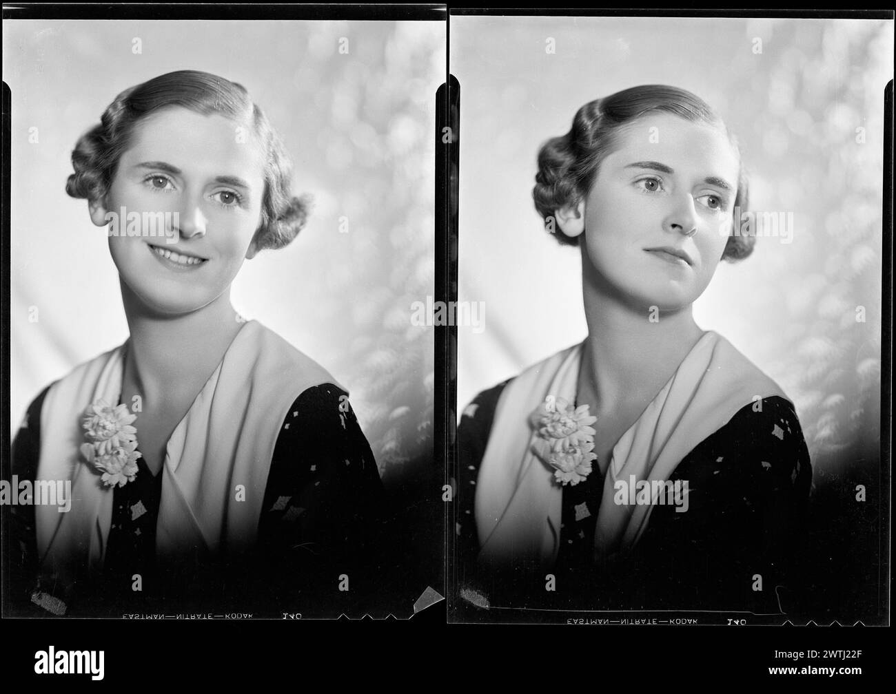 Woman; inscribed 'Miss Gillies' Nitrate negatives, gelatin silver ...