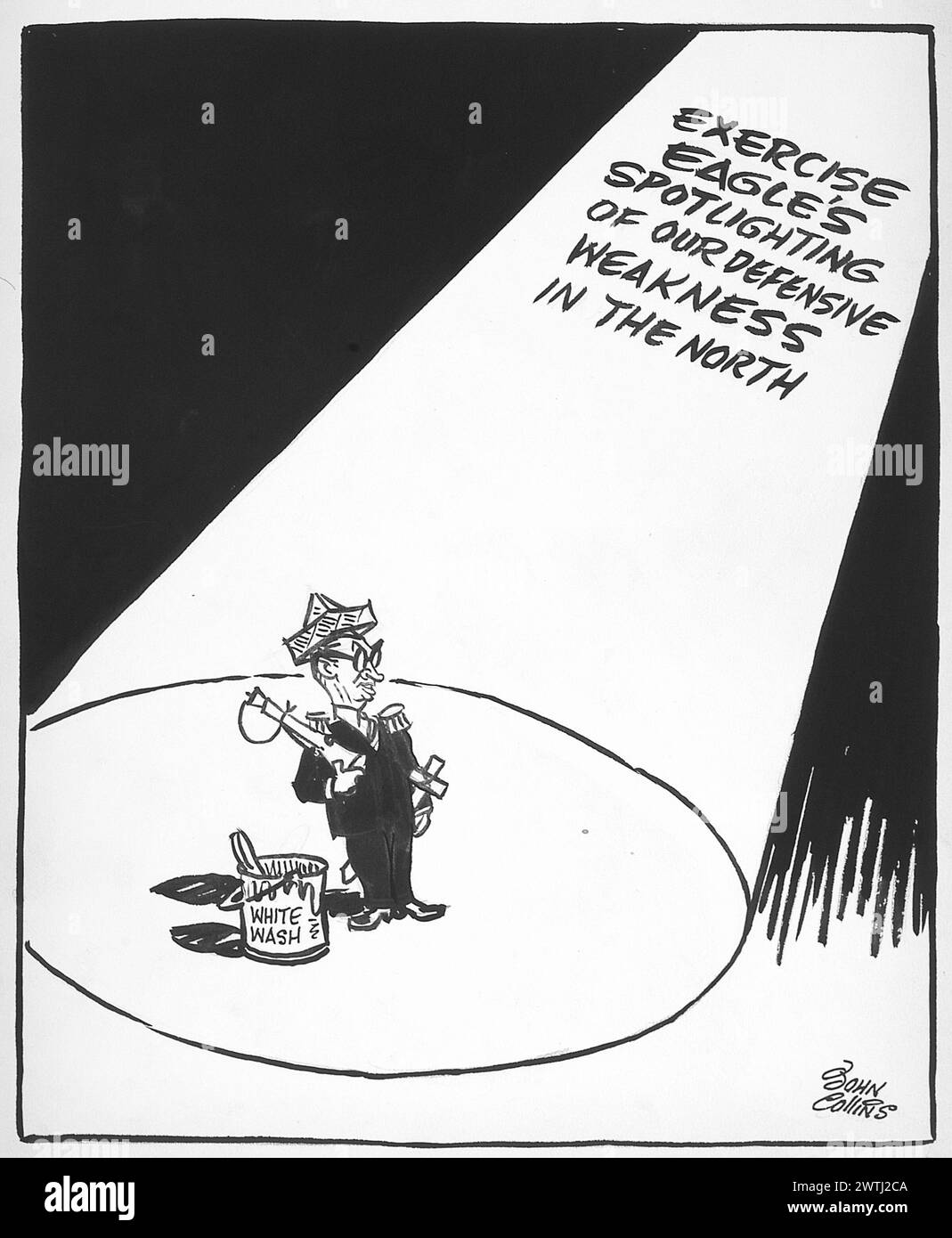 Cartoon - Northern Lights. John Collins (1917-2007 Stock Photo - Alamy