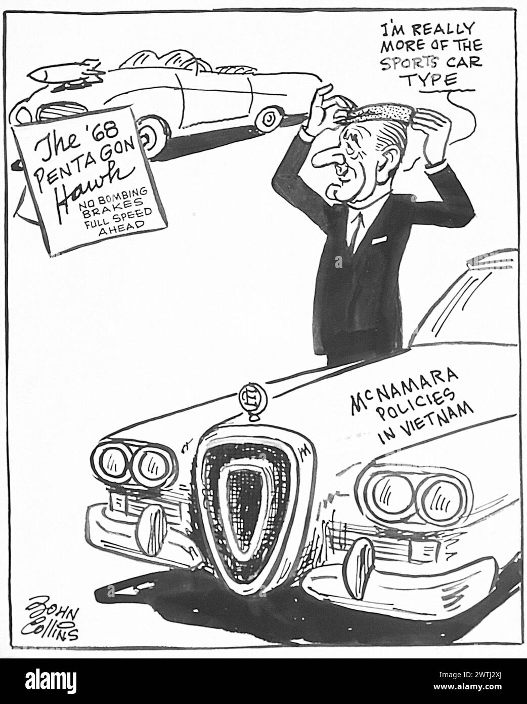 1958 or 1959 edsel Black and White Stock Photos & Images - Alamy