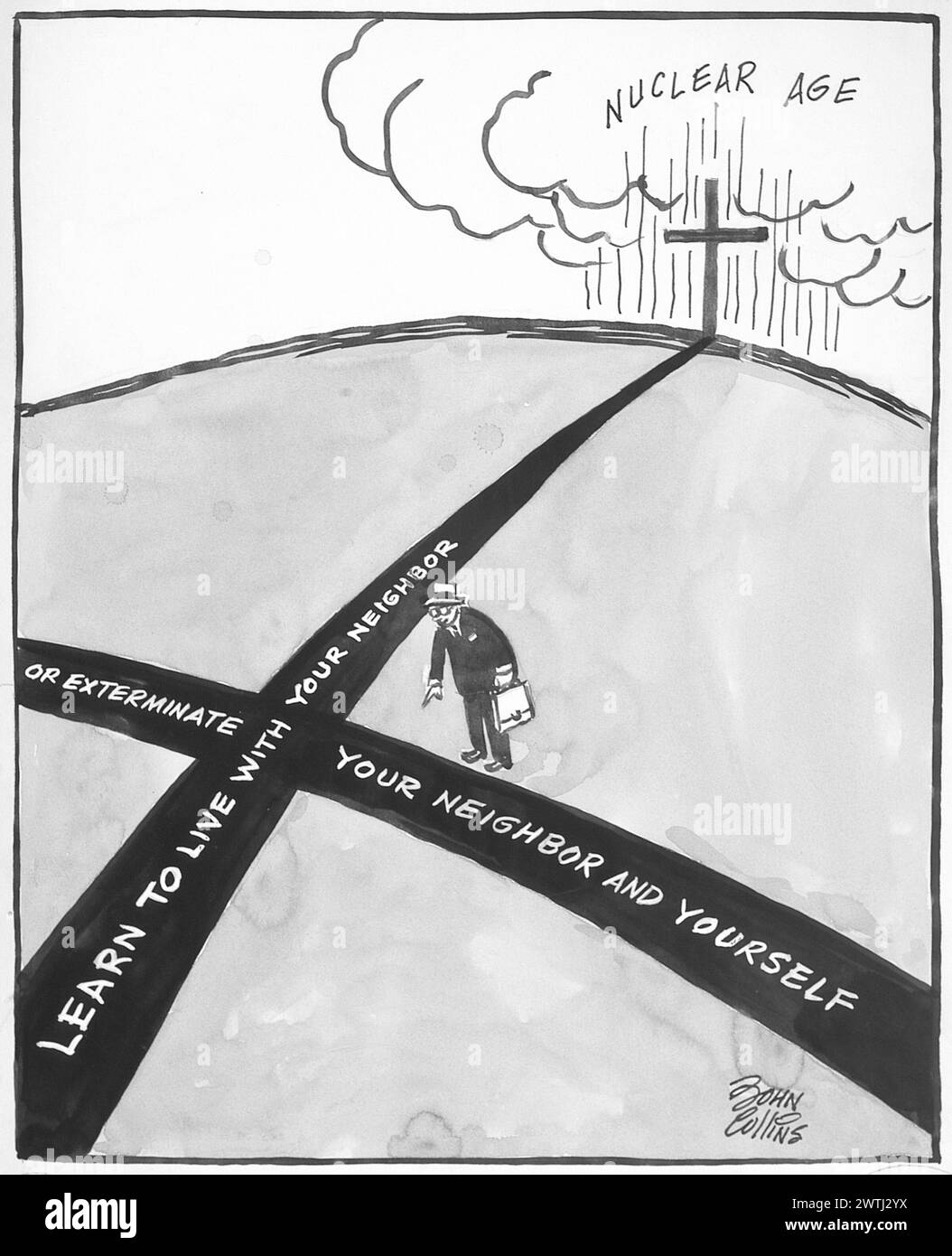 Cartoon cross hi-res stock photography and images - Alamy