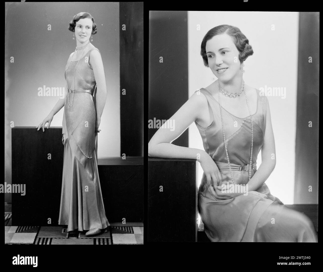 Woman; inscribed 'Miss Hunter' gelatin silver negatives, black-and ...