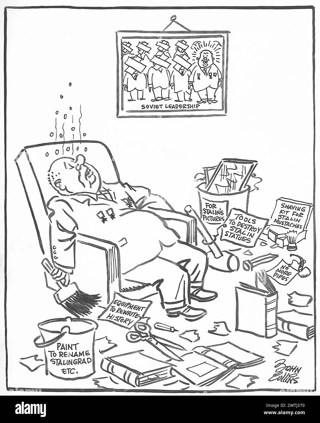 Cartoon - Little Man You've Had a Busy Day. John Collins (1917-2007 ...