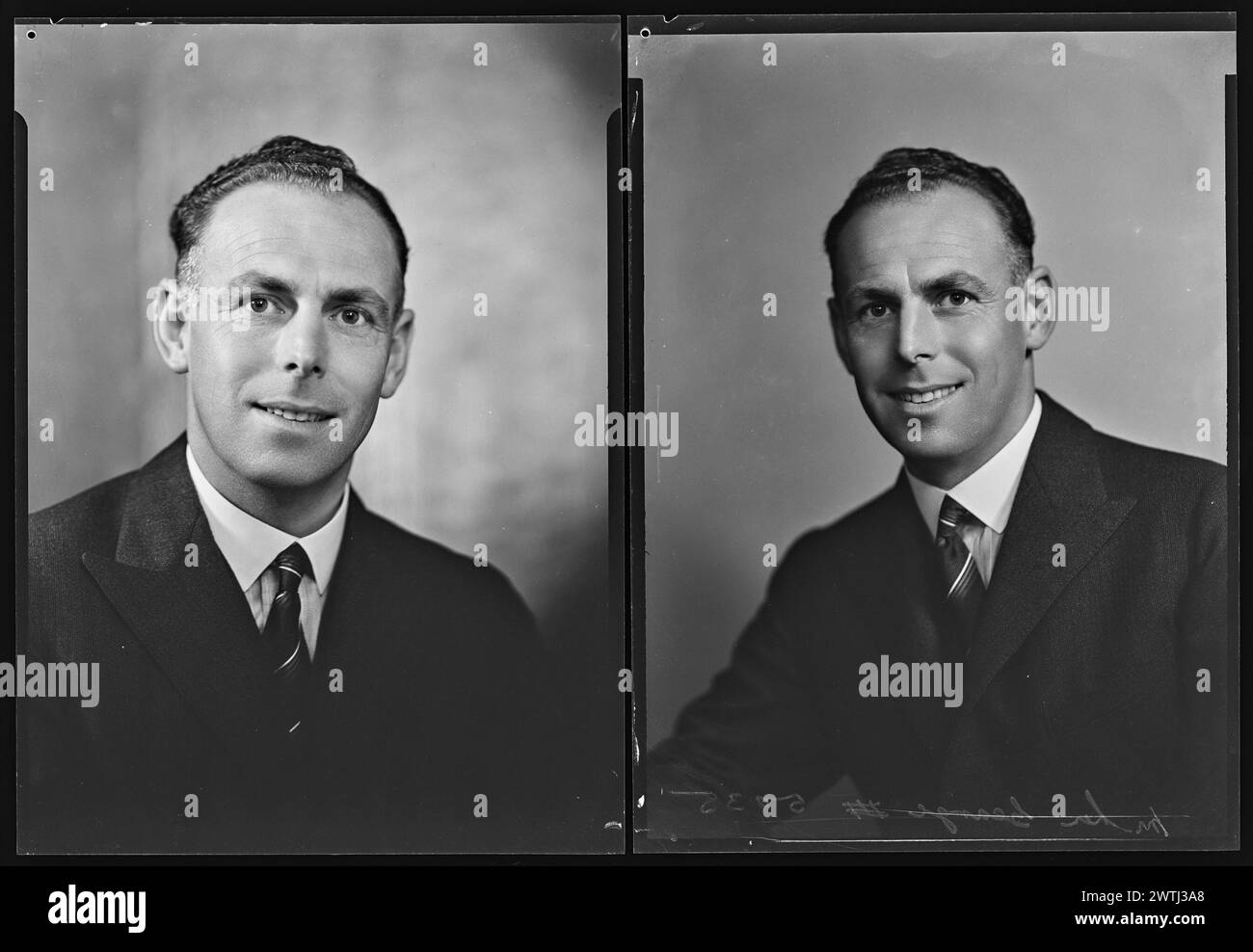 Mr Len George gelatin silver negatives, black-and-white negatives ...