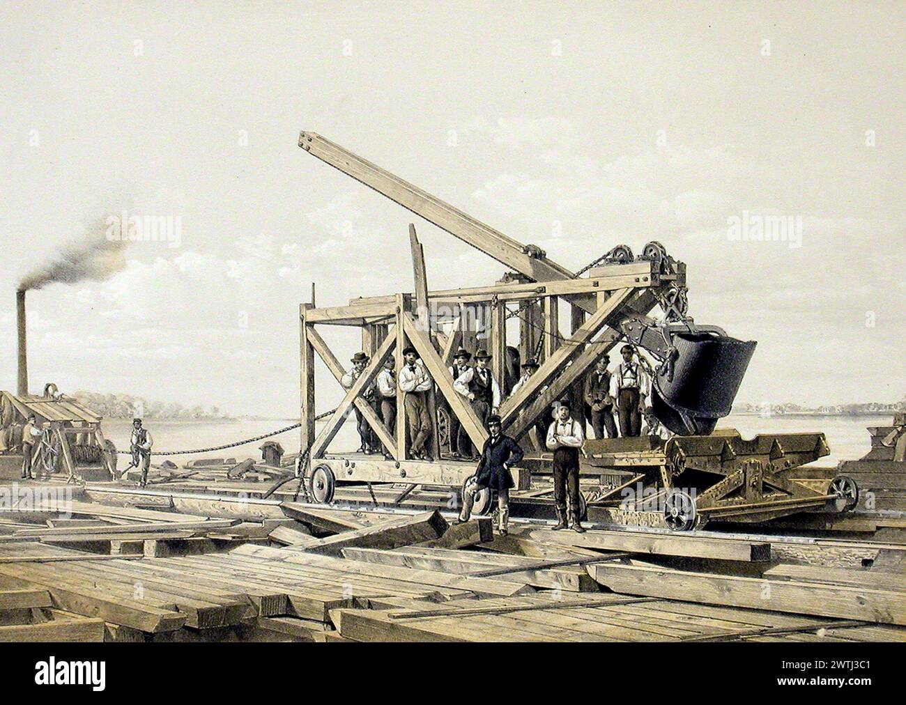 Lithography machine 19th century hi-res stock photography and images ...