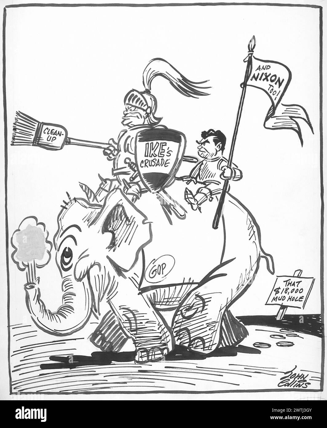 Cartoon - Still Riding High. John Collins (1917-2007 Stock Photo - Alamy