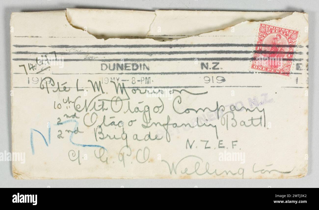 Envelope with letter Visual and Verbal Communication, personal ...
